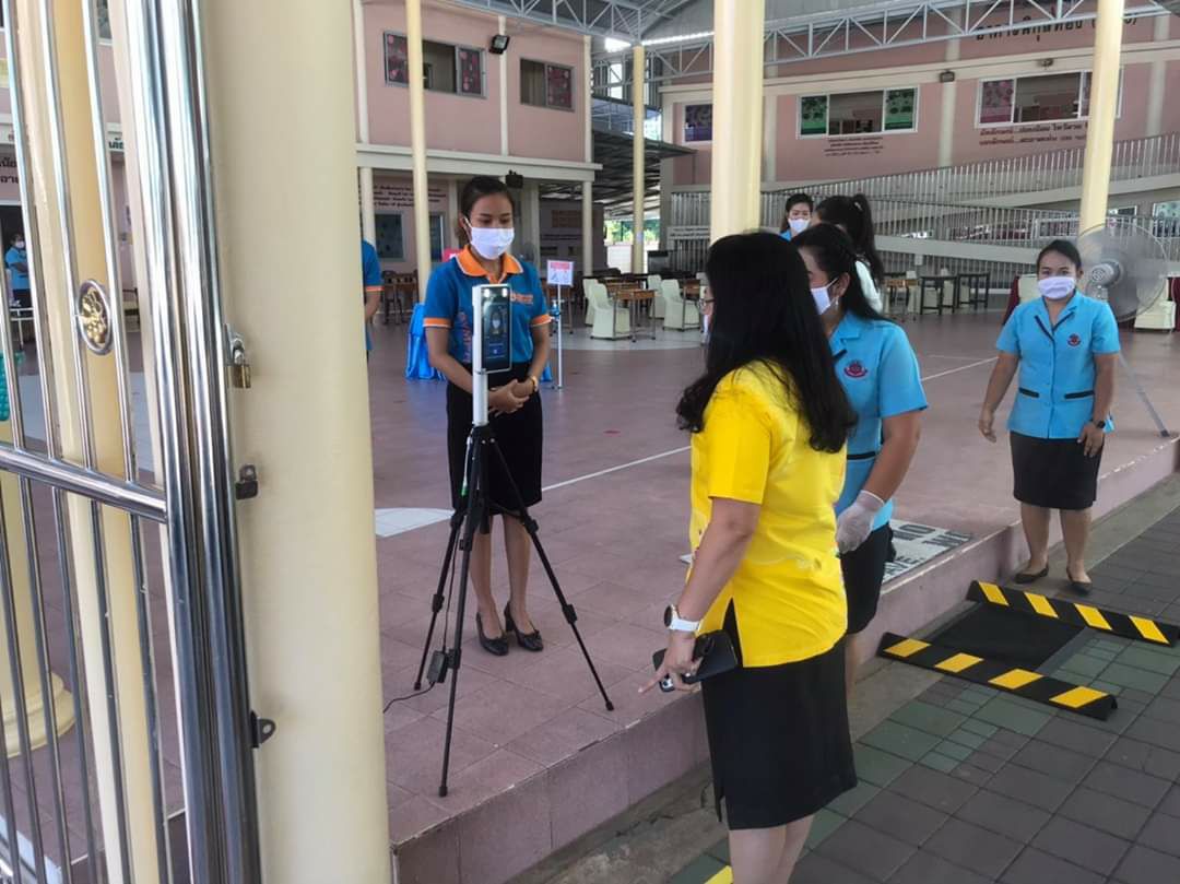 เครื่องสแกนอุณหภูมิ CiF712 Face Ai Thermo Scan